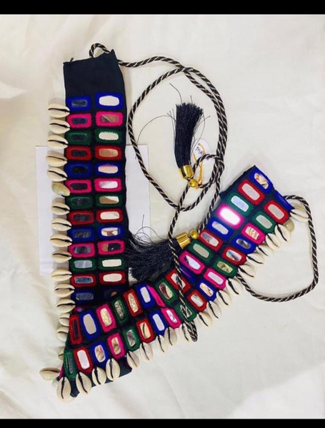 Embroidery Mirror Work Waist Belt