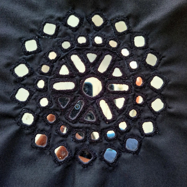Mirror Embroidery Patch [ 2 Piece]