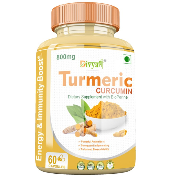 Divya Shree Turmeric Capsule for Even Skin Tone, Provide Anti-Aging ...
