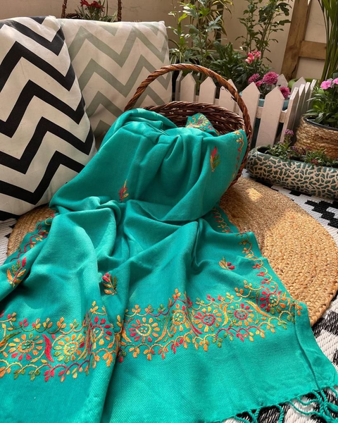 Chikankari Shawl/ Stole