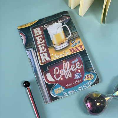 Vintage Style Note Books - Cola