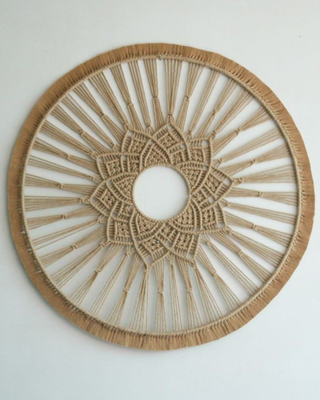 Large Mandala Wall Decor - Macrame