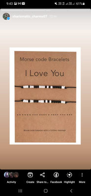 Morse Code Small For Couples