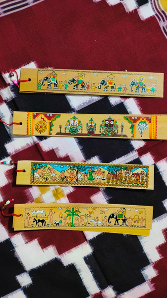 Pattachitra On Palm Leaf Bookmark
