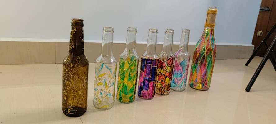 Painted Bottles