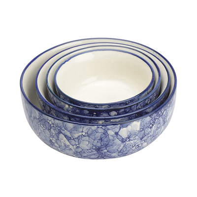 The Decor Lane Ceramic Mixing Bowls, Blue
