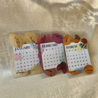 Real Flower Calender 2024