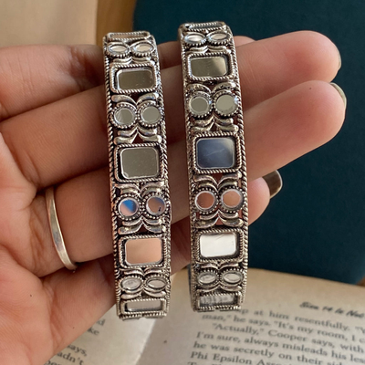 Rashi mirror set of 2 kadas