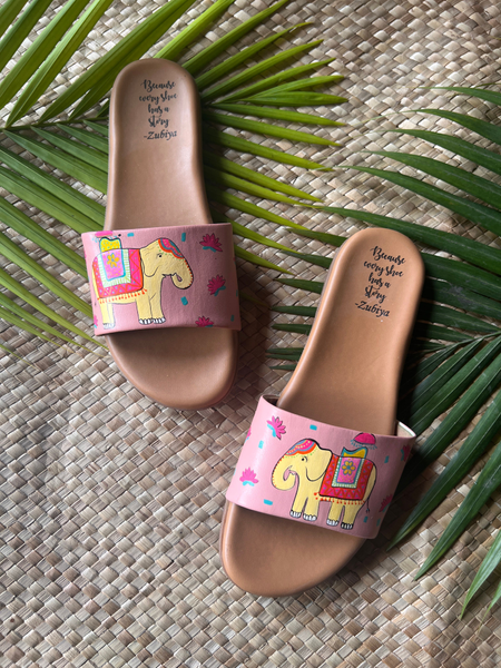 peach elephant slides