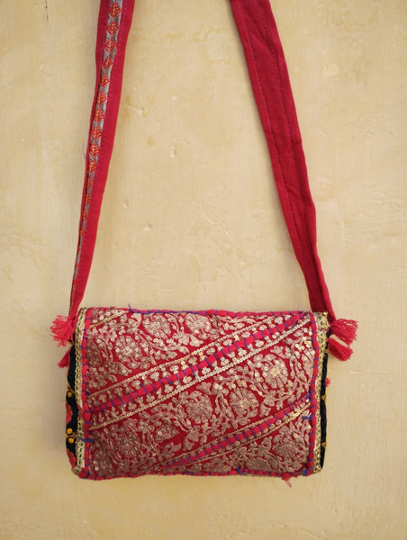 Indian Ethnic Handmade Patchwork Decorative Sling Bags for Girls and ...