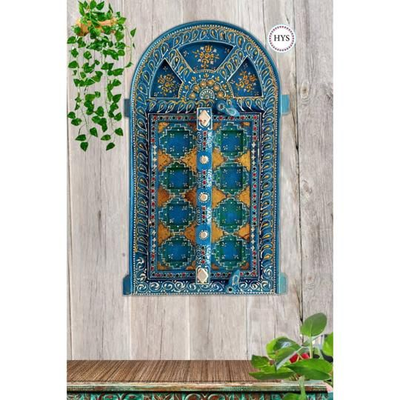 Handmade/handcarved Decorative Window ,wall Hanging With Brass Work ...