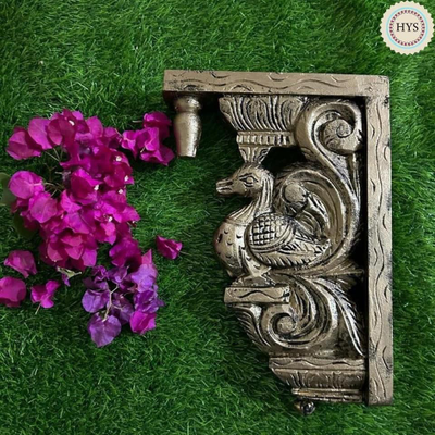 Woodcarved Annam / Swan Wall Hangings .brackets . 1 Unit
