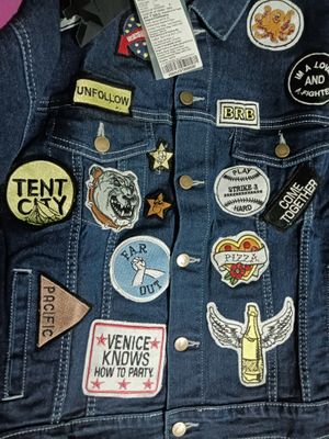 denim jacket badges